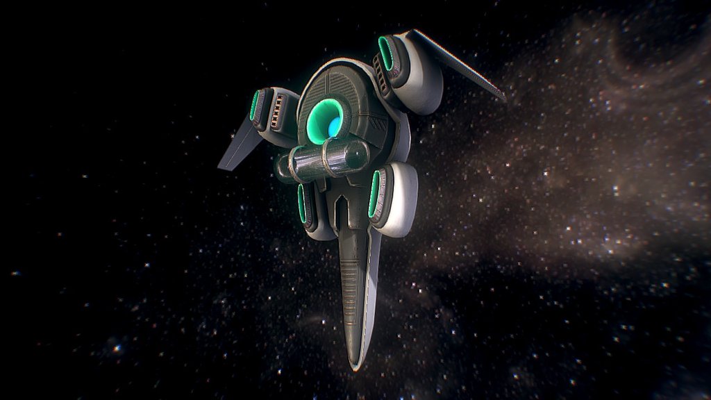 Spaceship - 3D model by patrix [1eeae42] - Sketchfab