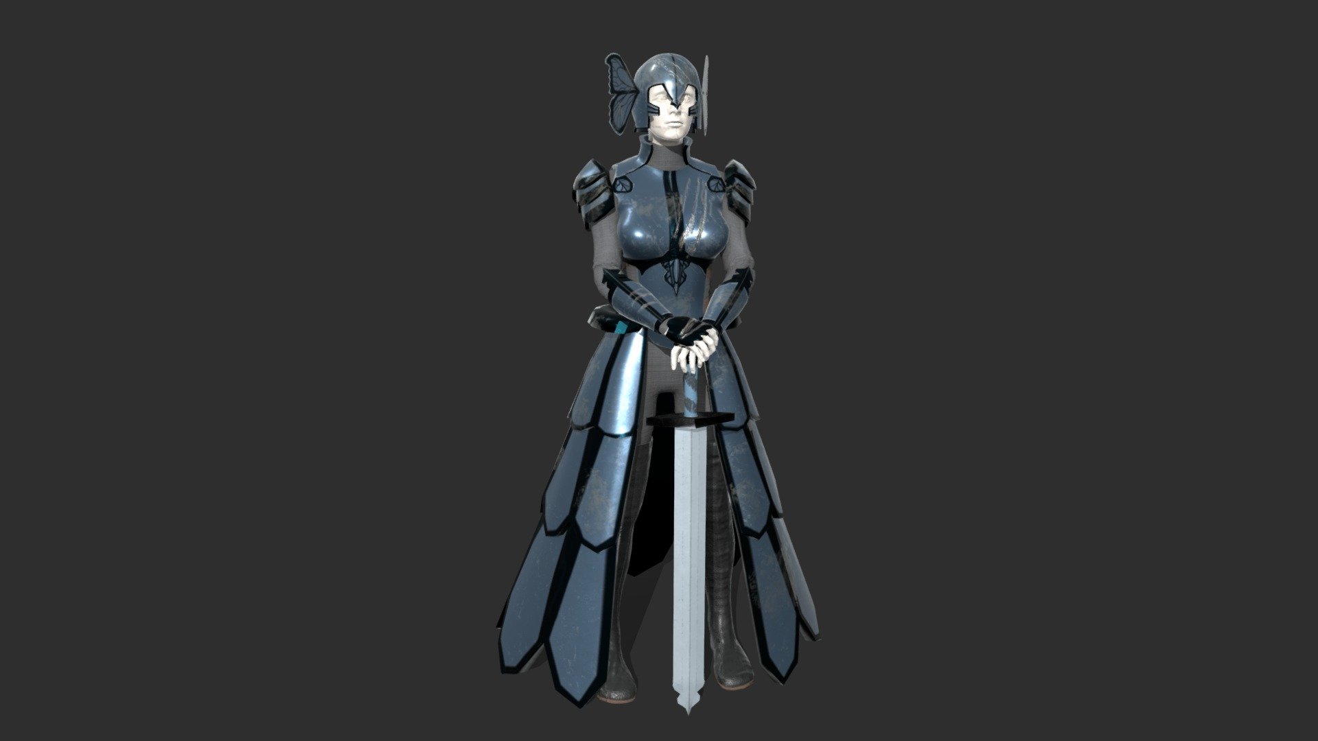 Butterfly Armor - 3D model by angel13blue [1eec66e] - Sketchfab