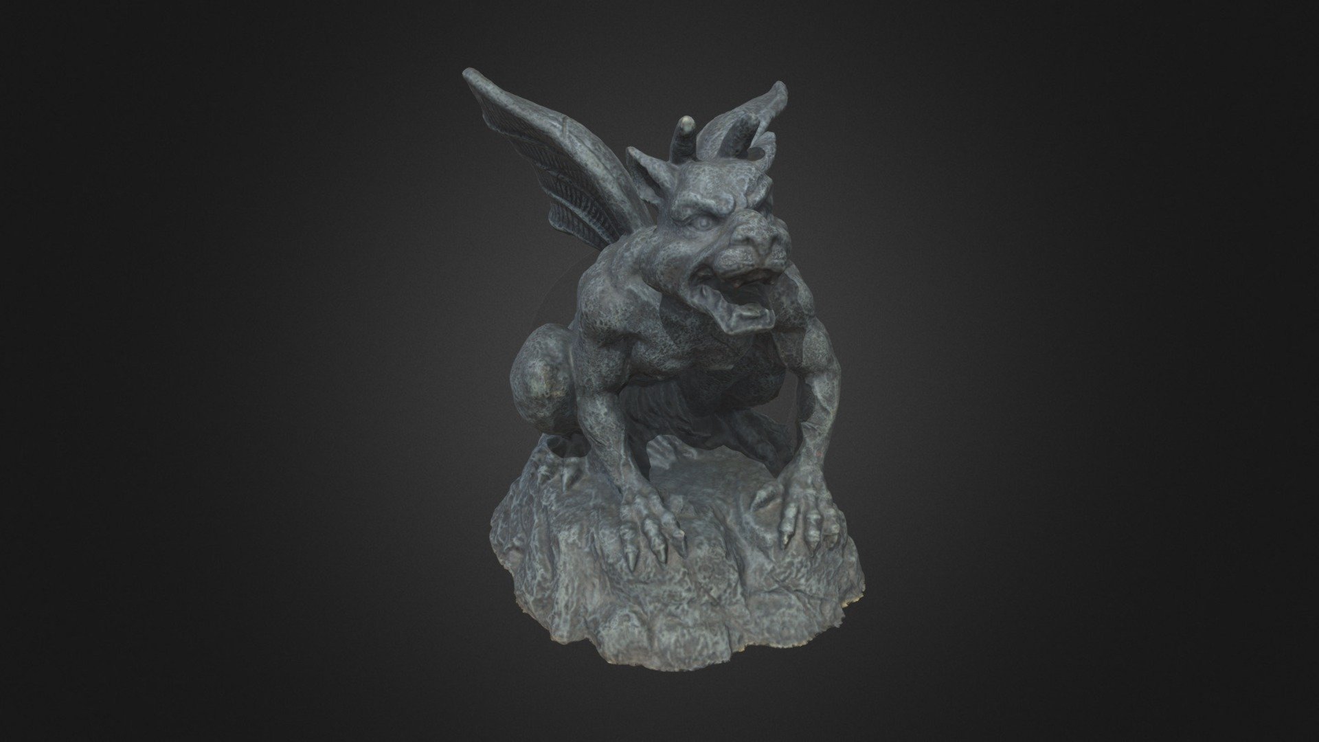 Gargoyle_ Final - 3D model by Stephanie_Cree (@StephanieCree) [1eecf66 ...