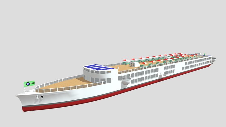 Passenger-ship 3D models - Sketchfab