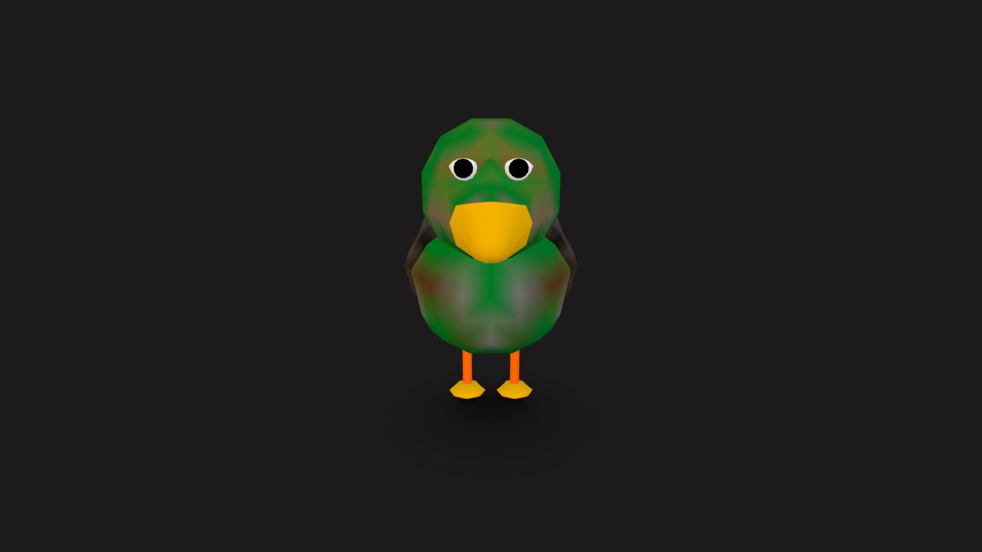 Low poly cartoon/game model | Duck - Download Free 3D model by ...