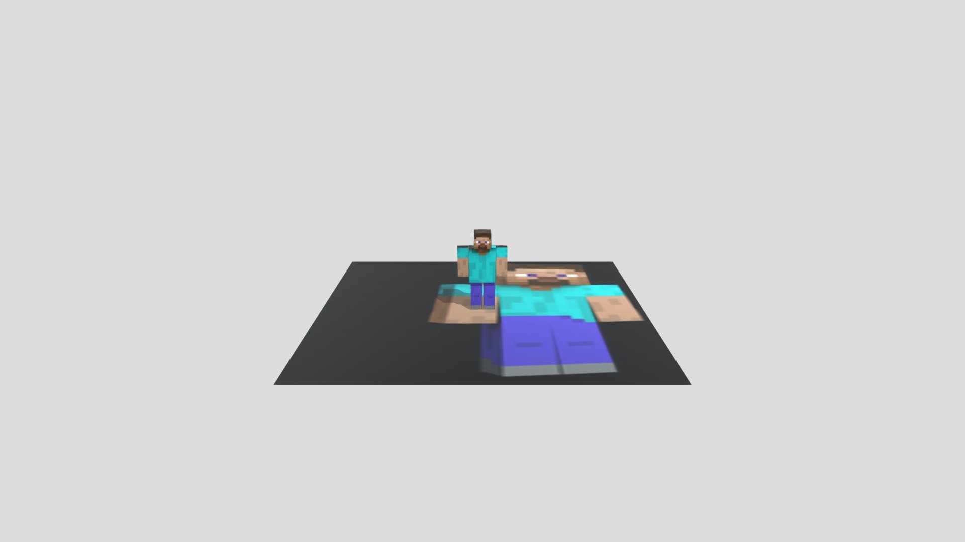 Wide Steve - 3D model by BenAnderson21 [1ef0d34] - Sketchfab