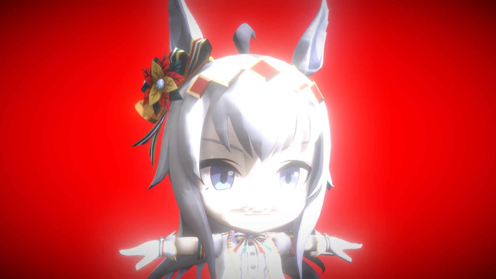 Oguri cap Christmas chibi - Download Free 3D model by photon (that one ...