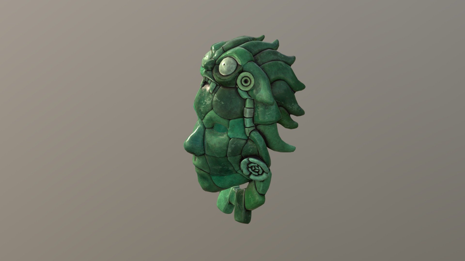 Jade mask - 3D model by Likaoniar [1ef3efd] - Sketchfab