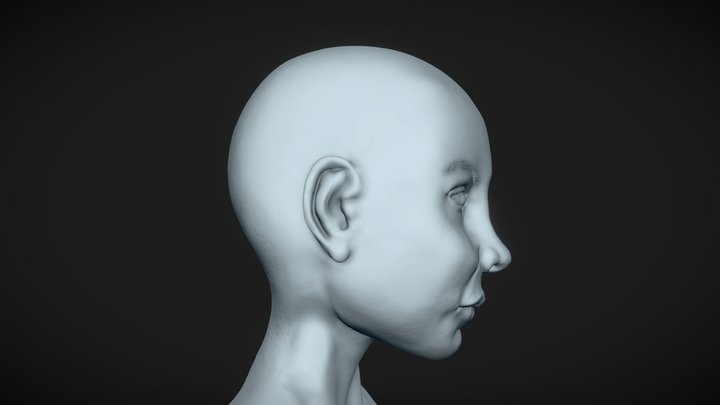 Girlface 3D models - Sketchfab