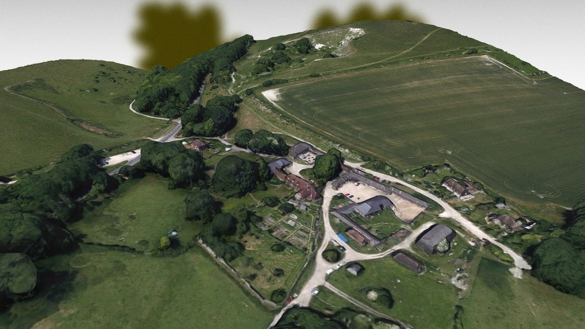 Saddlescombe Farm, South Downs - 3D model by National Trust, Devil's ...