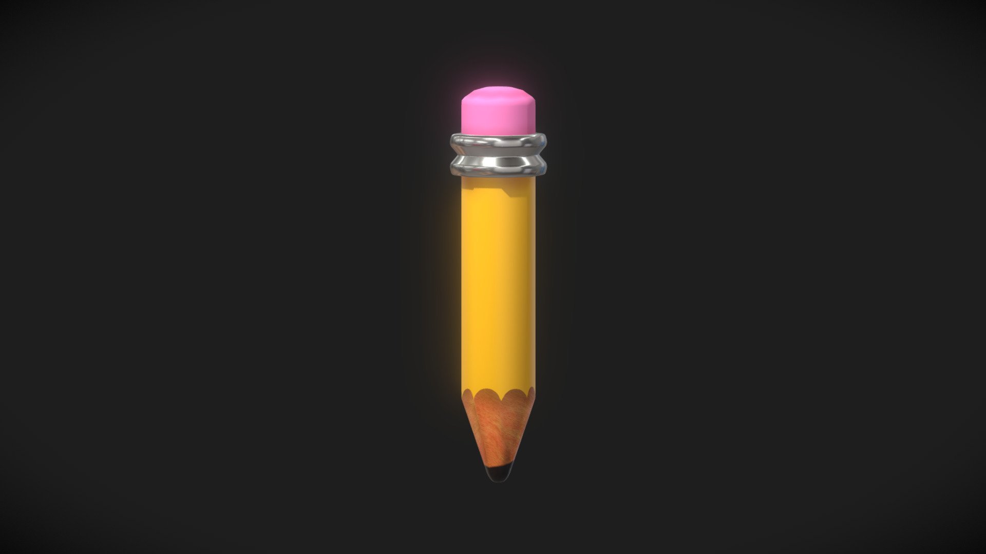 Pencil - Download Free 3D model by ManeMuniz (@SpectralWolf) [1ef6e9b ...