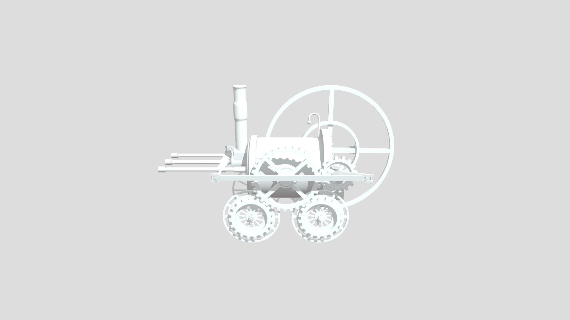 First locomotive steamengine - 3D model by Vincent.Cesters [1ef776b ...