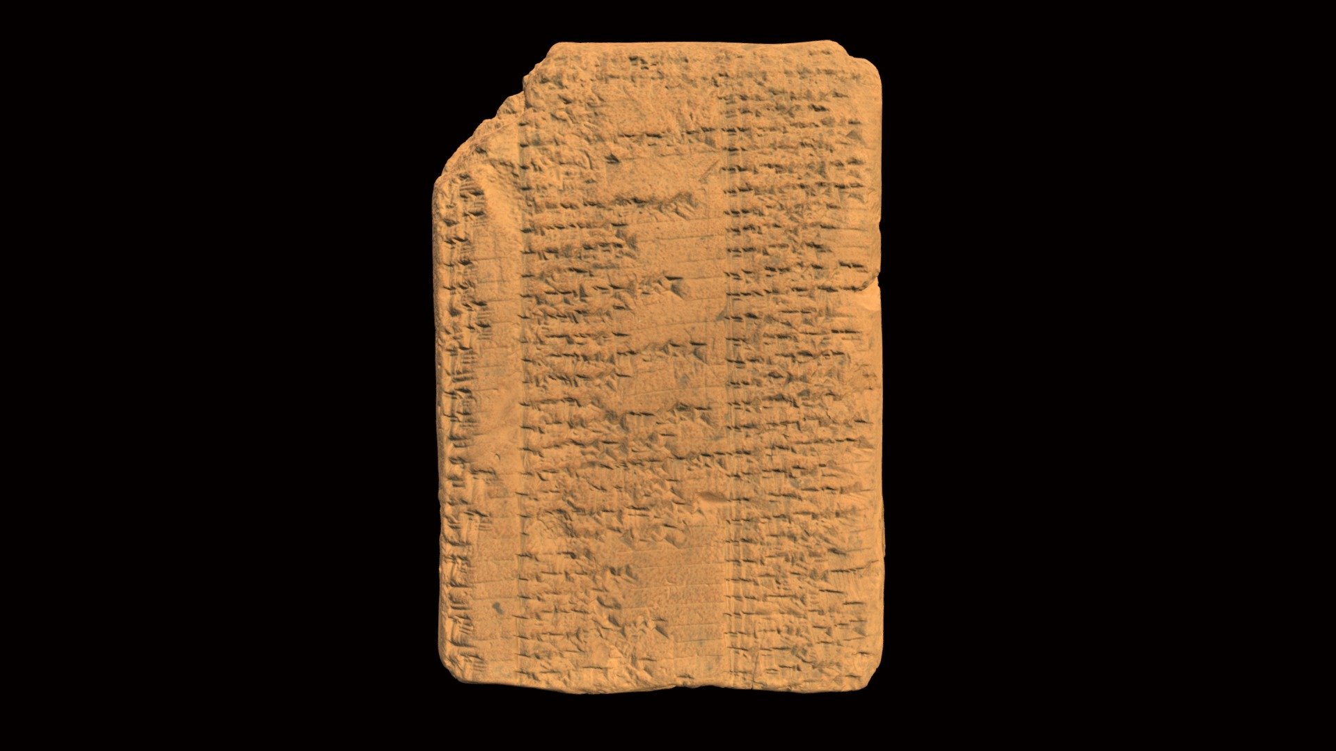Cuneiform Tablet HMANE1893.5.6 - 3D model by Harvard Museum of the ...
