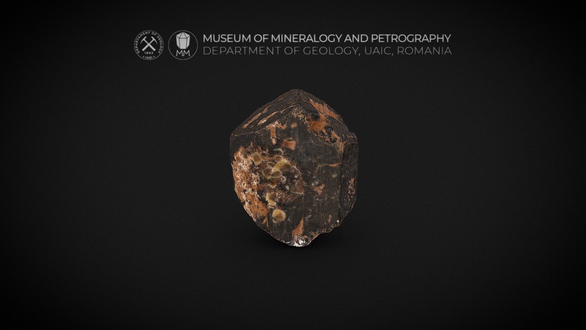 Floater crystal of Augite (macro-photogrammetry) - 3D model by Museum ...