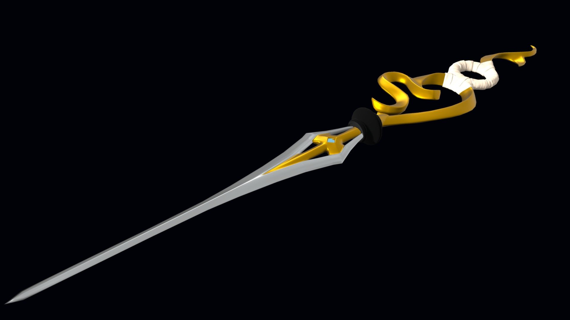 Ouro Kronii's Longsword - Download Free 3D model by White124 [1efb565 ...