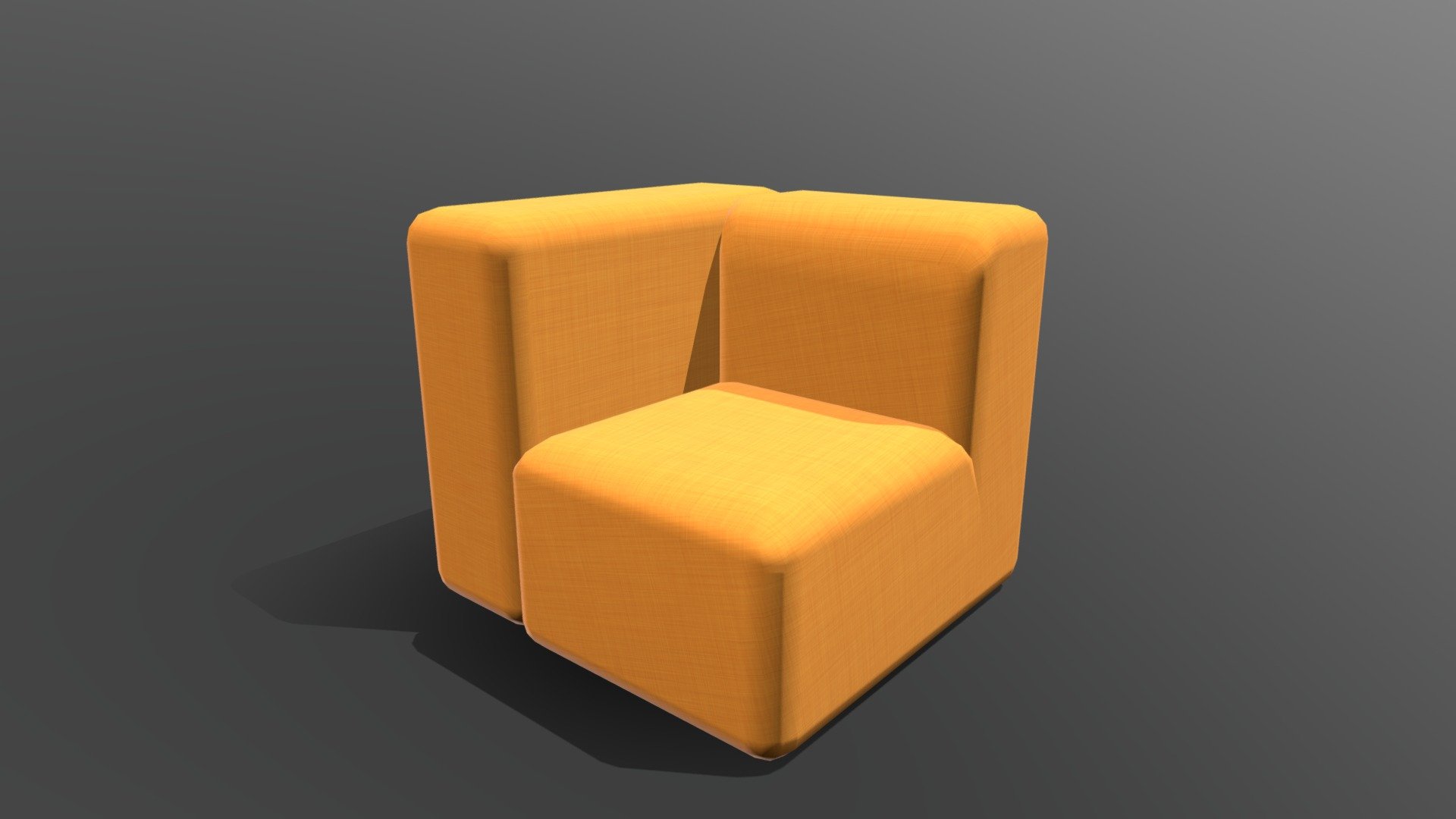 Minimal Corner Chair - 3D model by StephanieMusic [1efc87d] - Sketchfab