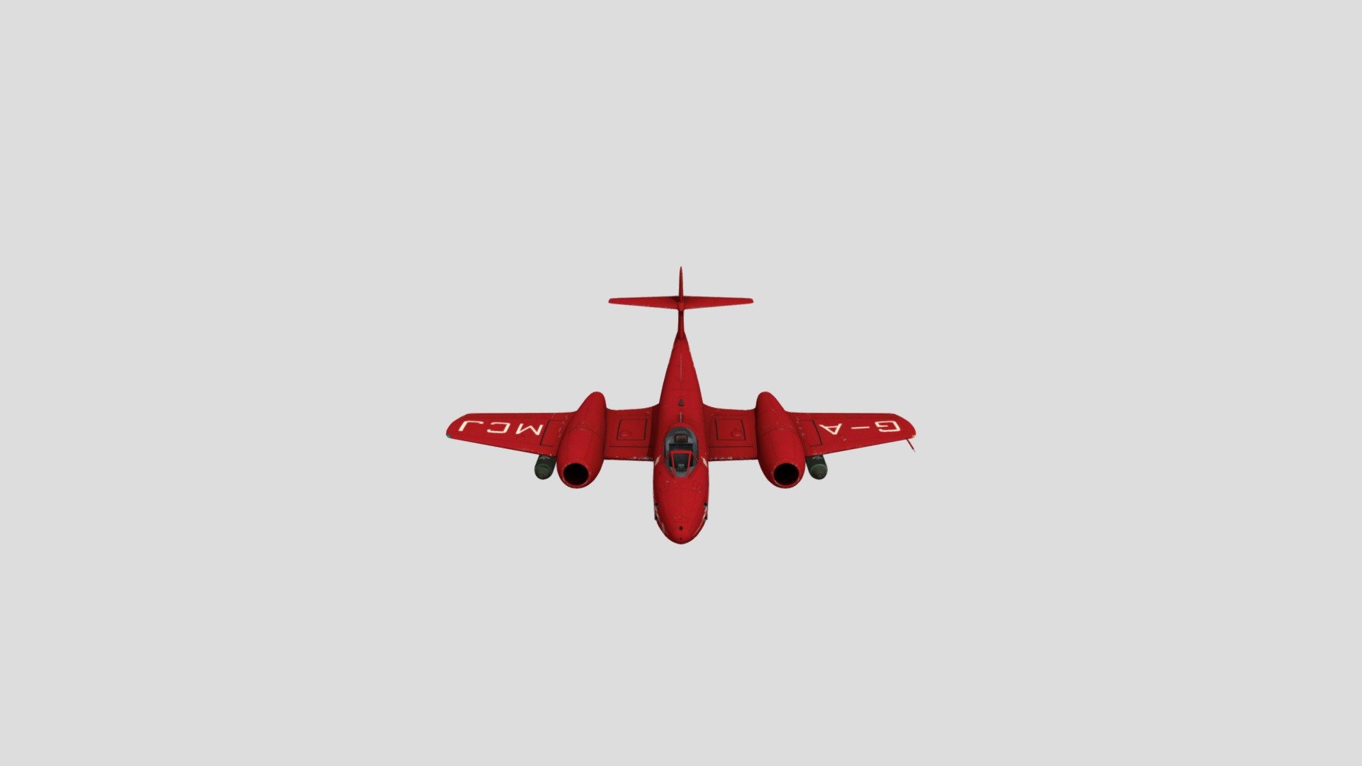 Meteor F Mk.8 Reaper (#1 Custom) (War Thunder) - Download Free 3D model ...