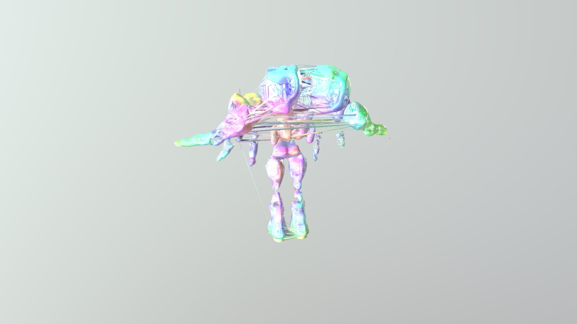 rainbow bot - 3D model by Æres (@aeresV) [1efd791] - Sketchfab