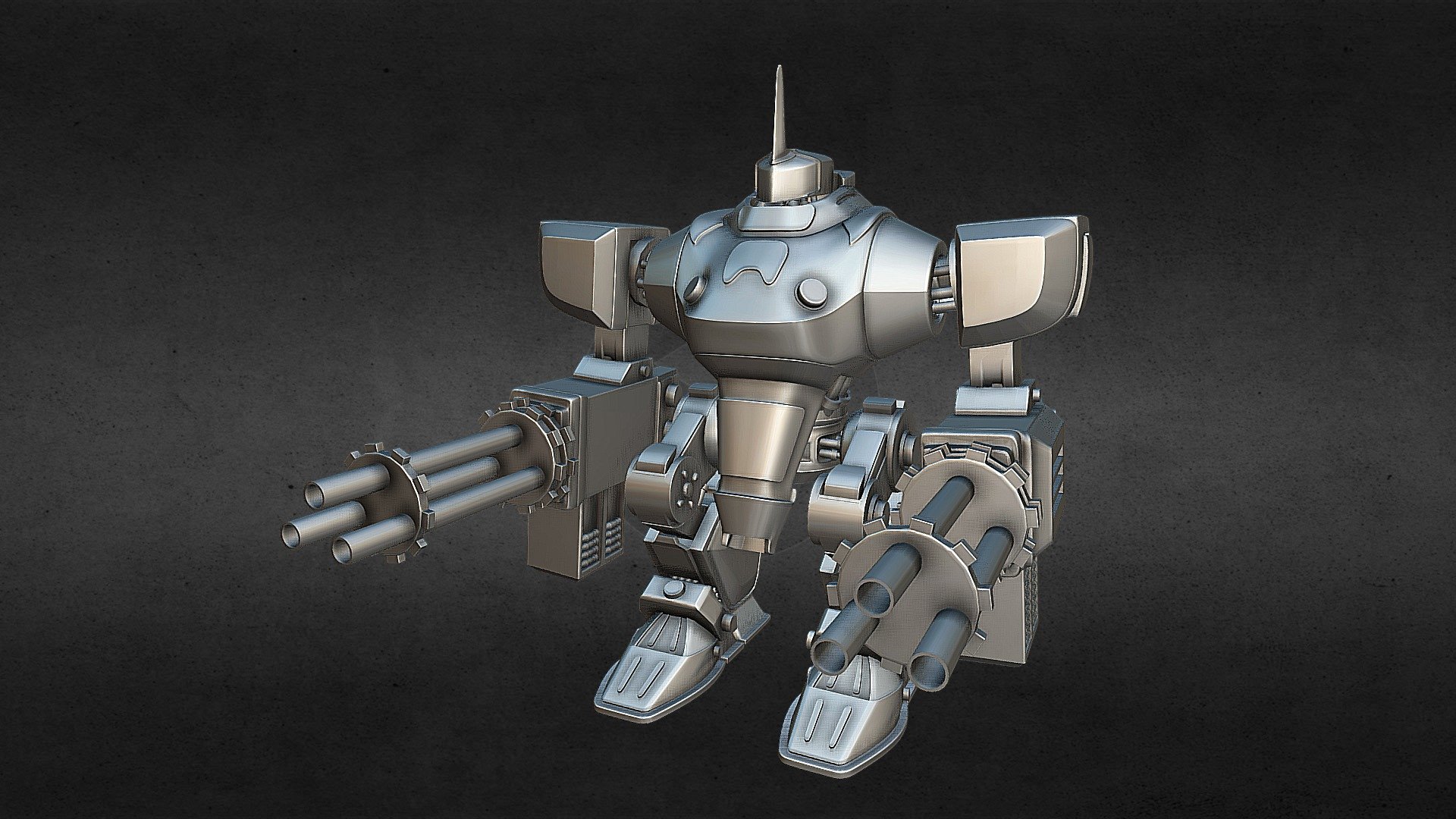Mecha - 3D model by Juan.Fran.Marante.Estelles [1efe27d] - Sketchfab