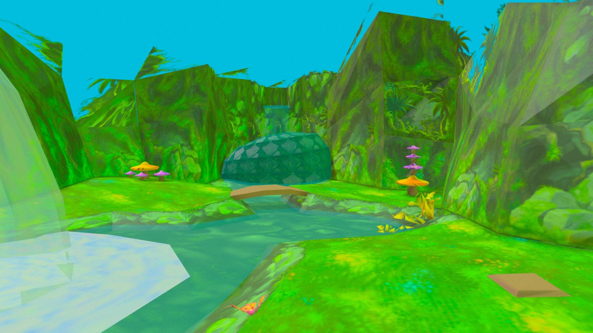 Hand painted Environment scene - Download Free 3D model by Katydid ...
