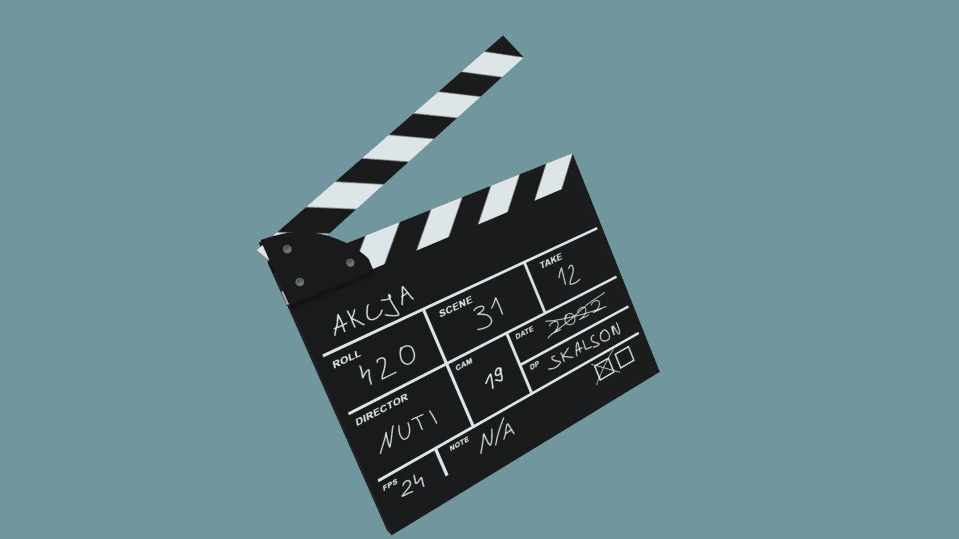 Movie clipper - Download Free 3D model by skalson [1eff279] - Sketchfab