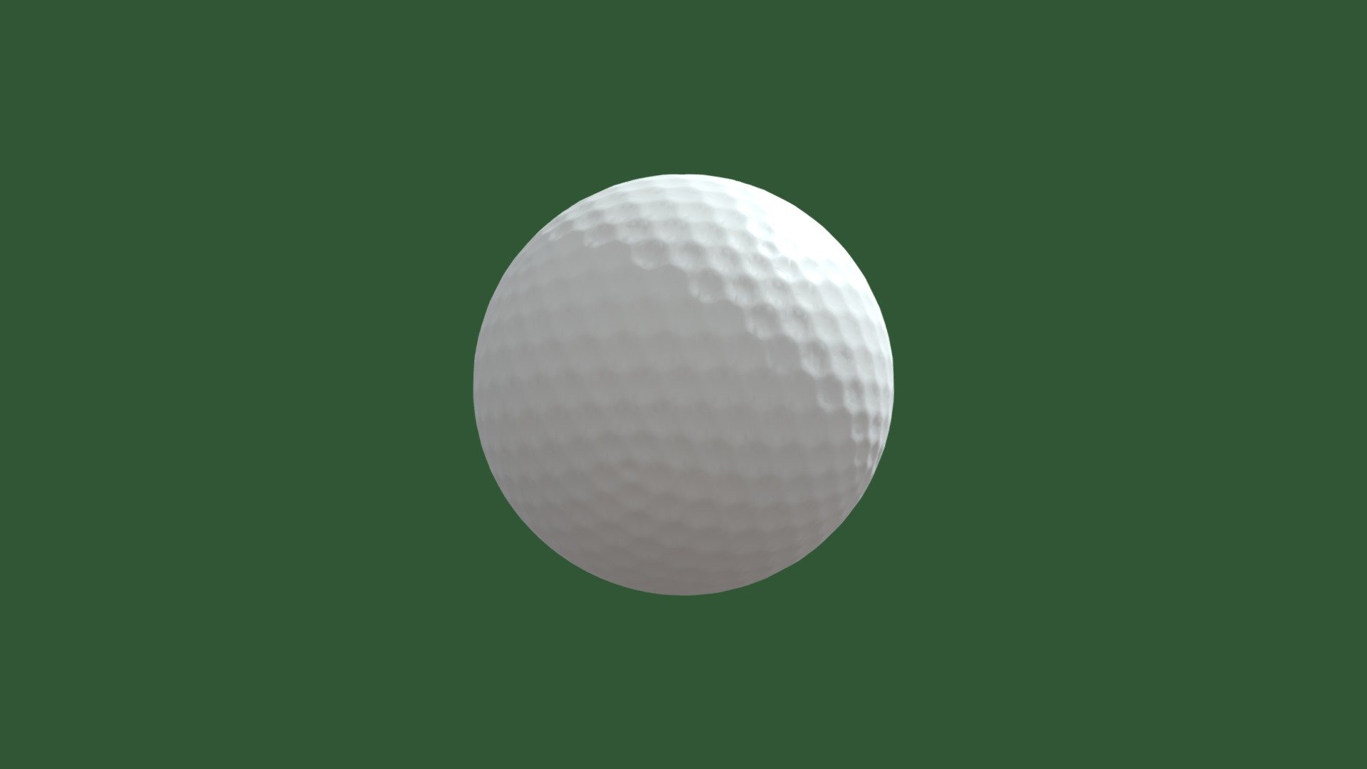 Golf ball in FBX format - 3D model by LeMon74 (@ldinakis) [1f00157 ...