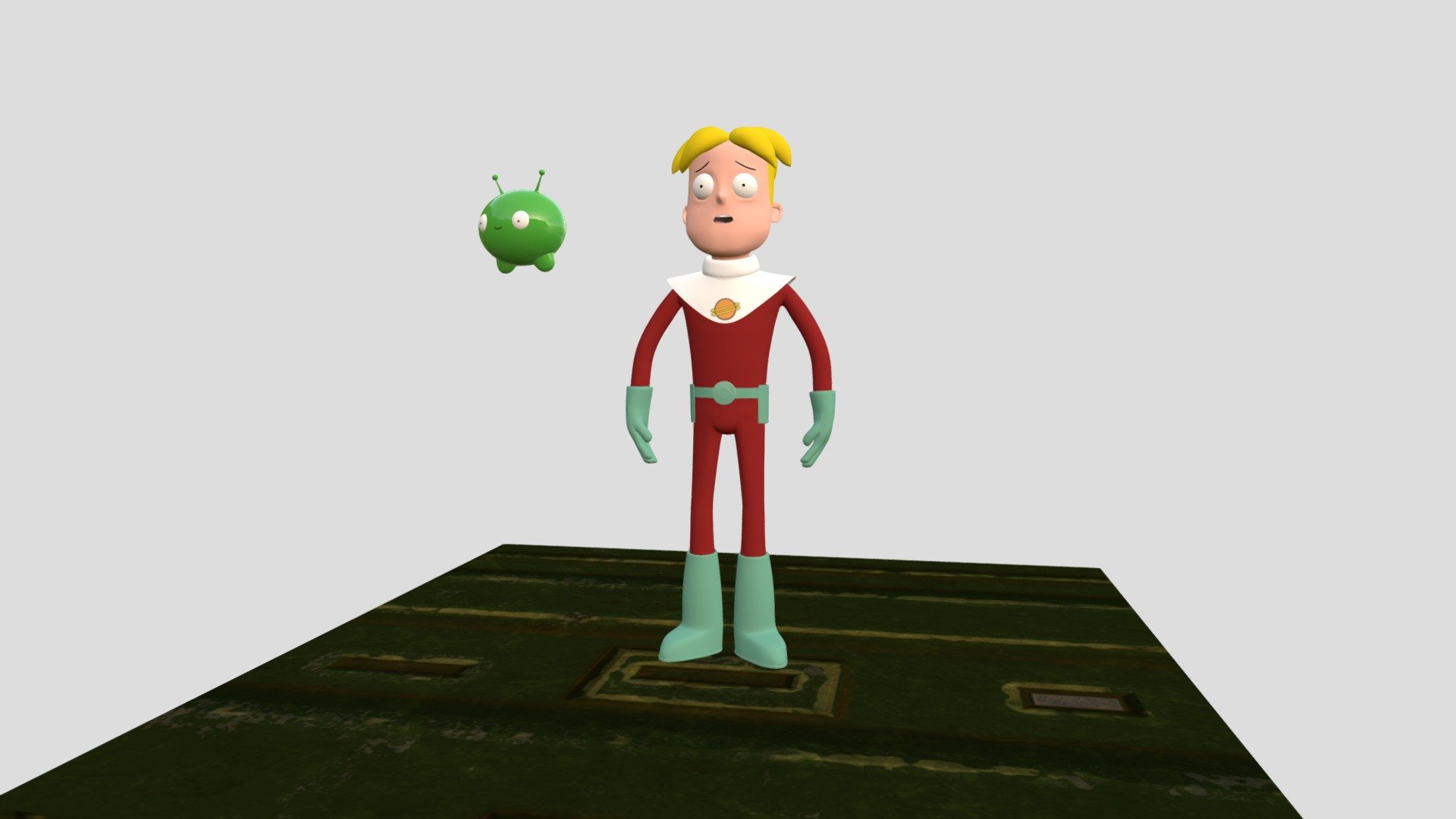 Gary Mooncake de l'anime Final Space - 3D model by Alma99 [1f01752 ...