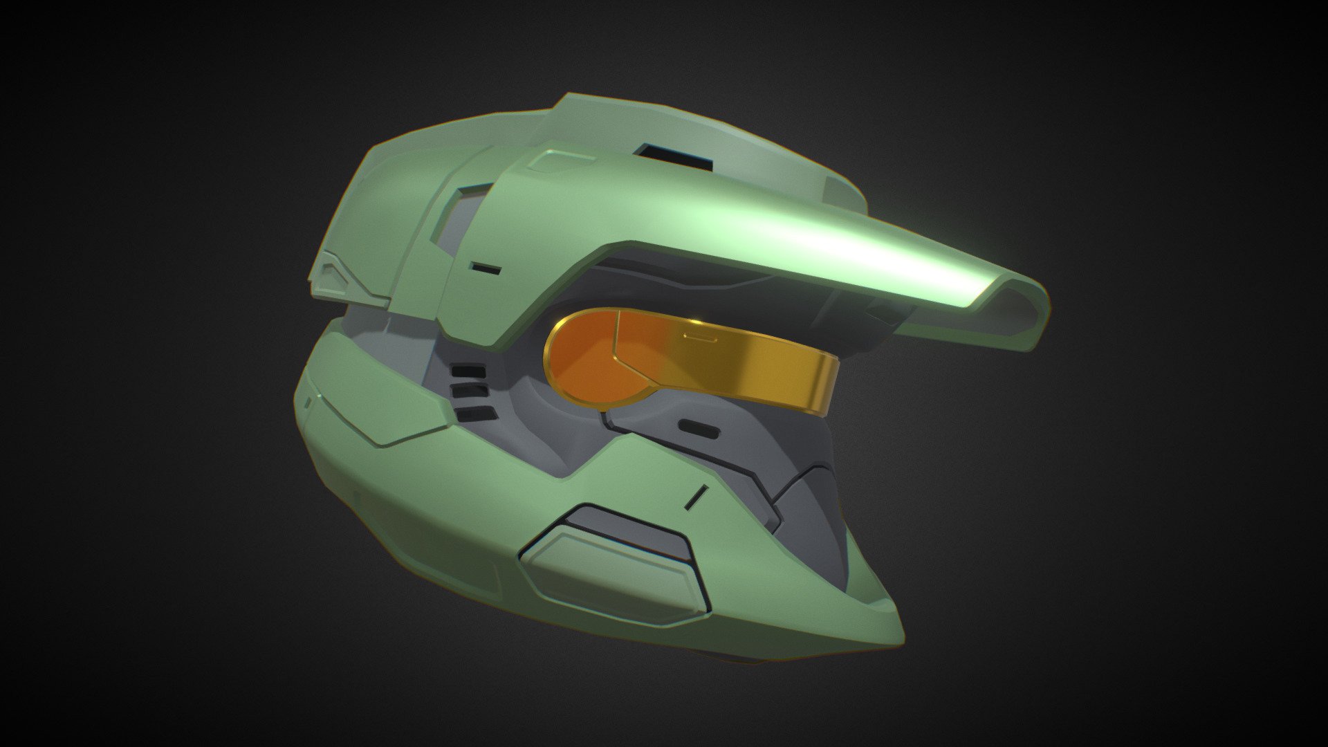 Gen-3 Scout Helmet (Free) - Download Free 3D model by HoliestMallard ...