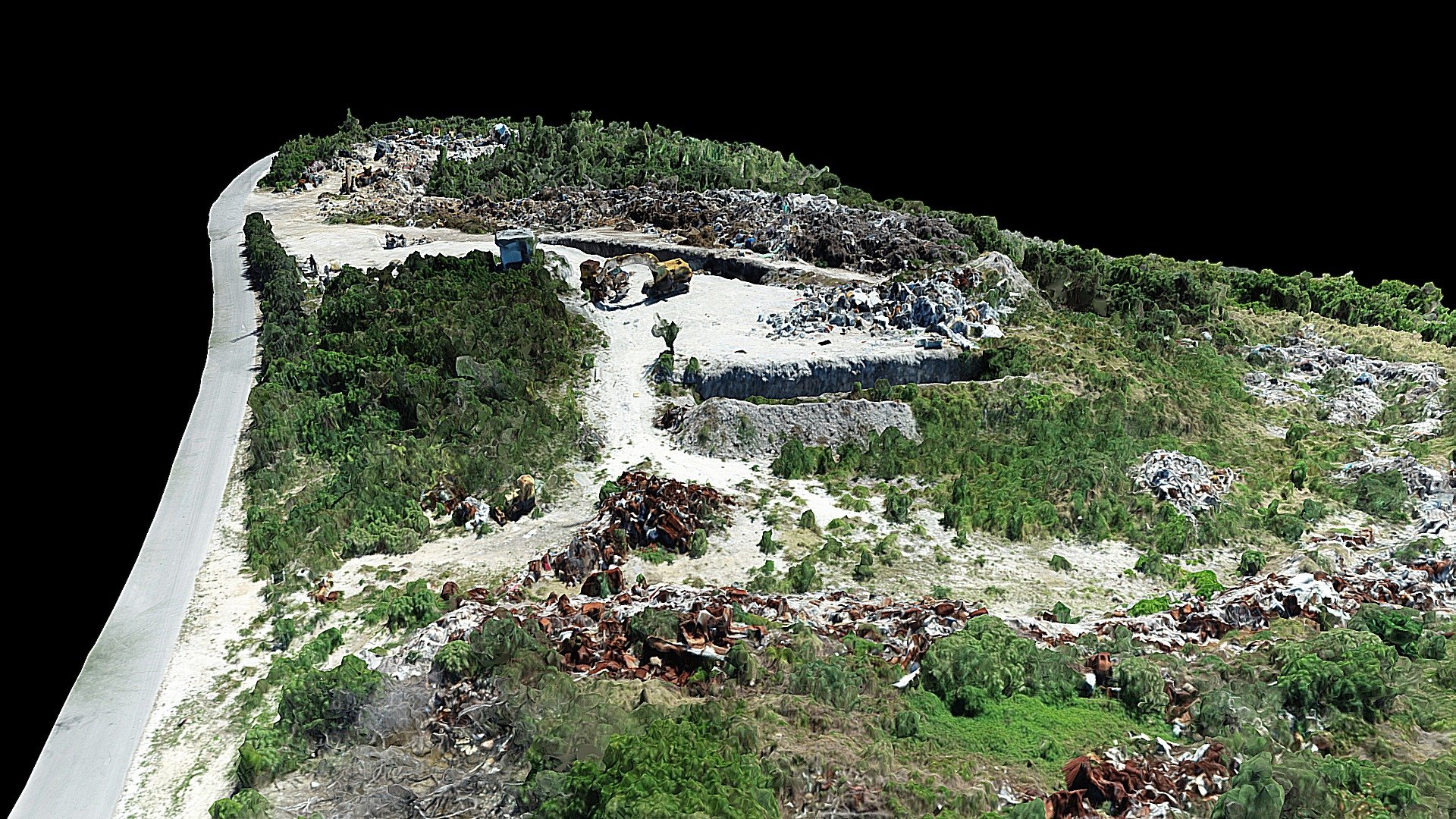 Green Turtle Cay Landfill Site 3D Model - 3D model by Flyytec ...
