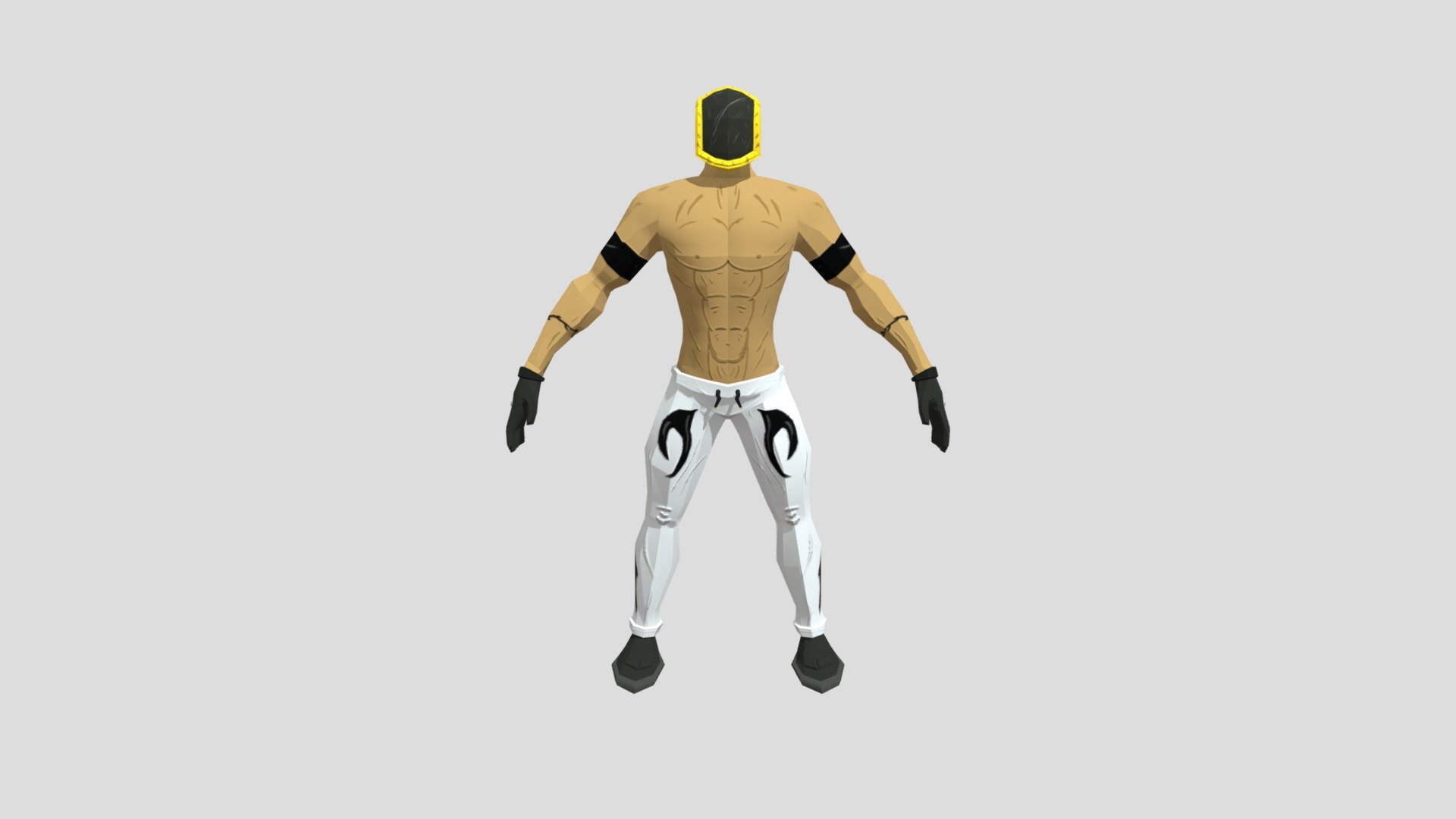 CyberPunk Character Model Low Poly - Download Free 3D model by Fwoosty ...