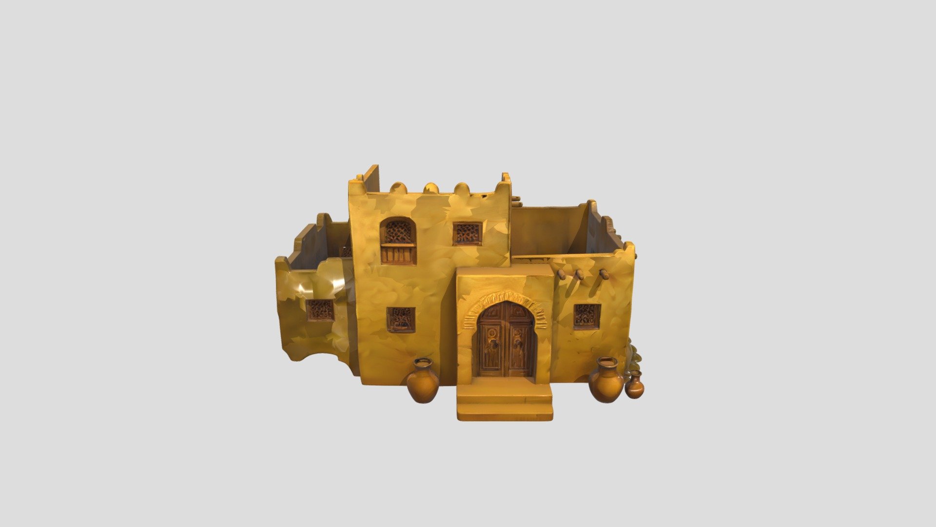 Traditional Arabic House - 3D model by sang067878 [1f067ae] - Sketchfab