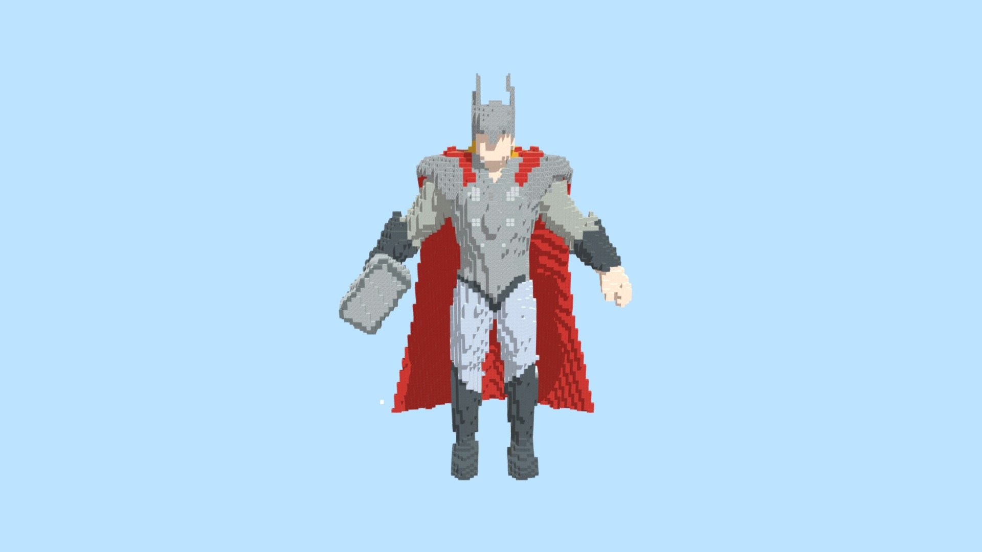 Escultura Thor Minecraft - 3D model by Dash (@renderdashgaming ...