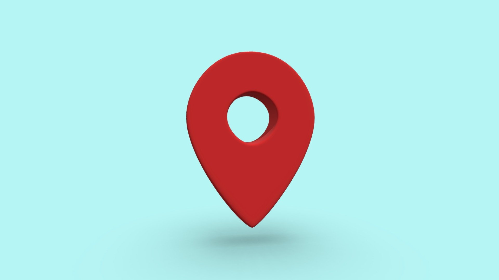 pin point location - 3D model by CzernO (@czernobog) [1f07911] - Sketchfab