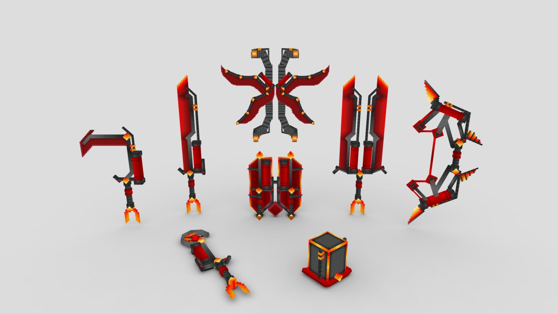 Arsenal Weapon Set - Buy Royalty Free 3D model by EliteCreatures ...