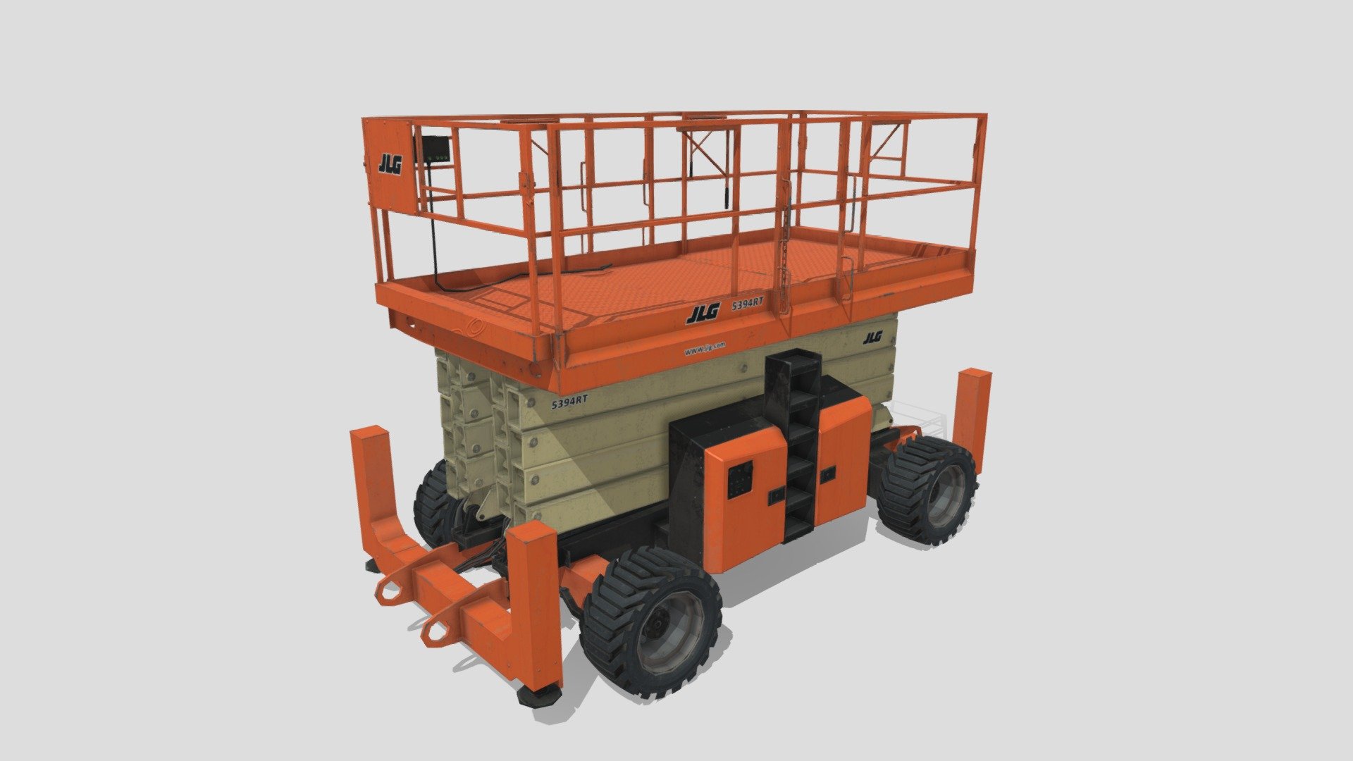 Engine_Powered_Scissor_Lift_JLG - 3D model by The Learning Network ...