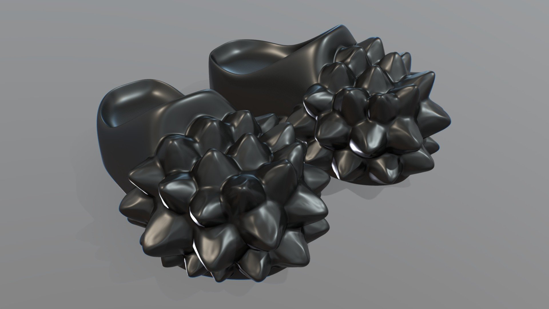 MF_spkied crocs_v2 - 3D model by michaeliudchenko [1f0b92d] - Sketchfab