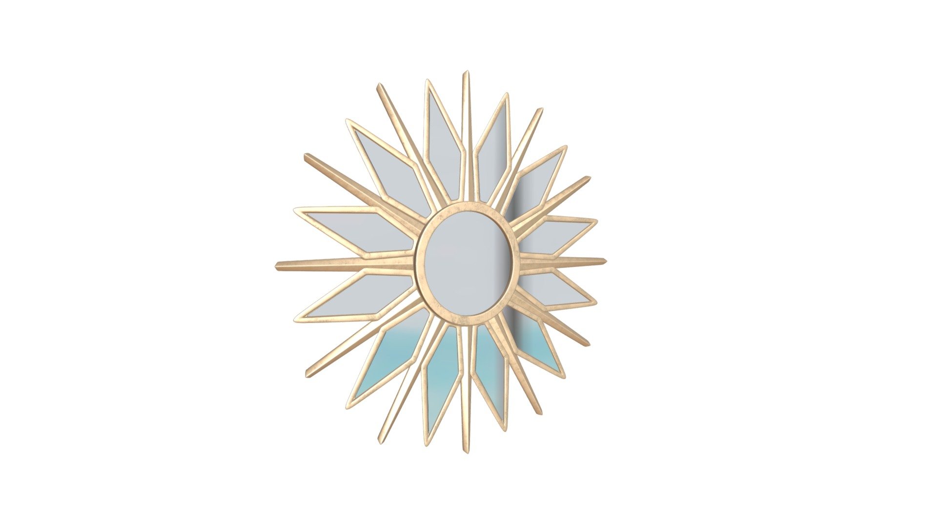 Solano Mirror Gold - A11855 - 3D model by Zuo Modern (@zuo) [1f0cca2 ...