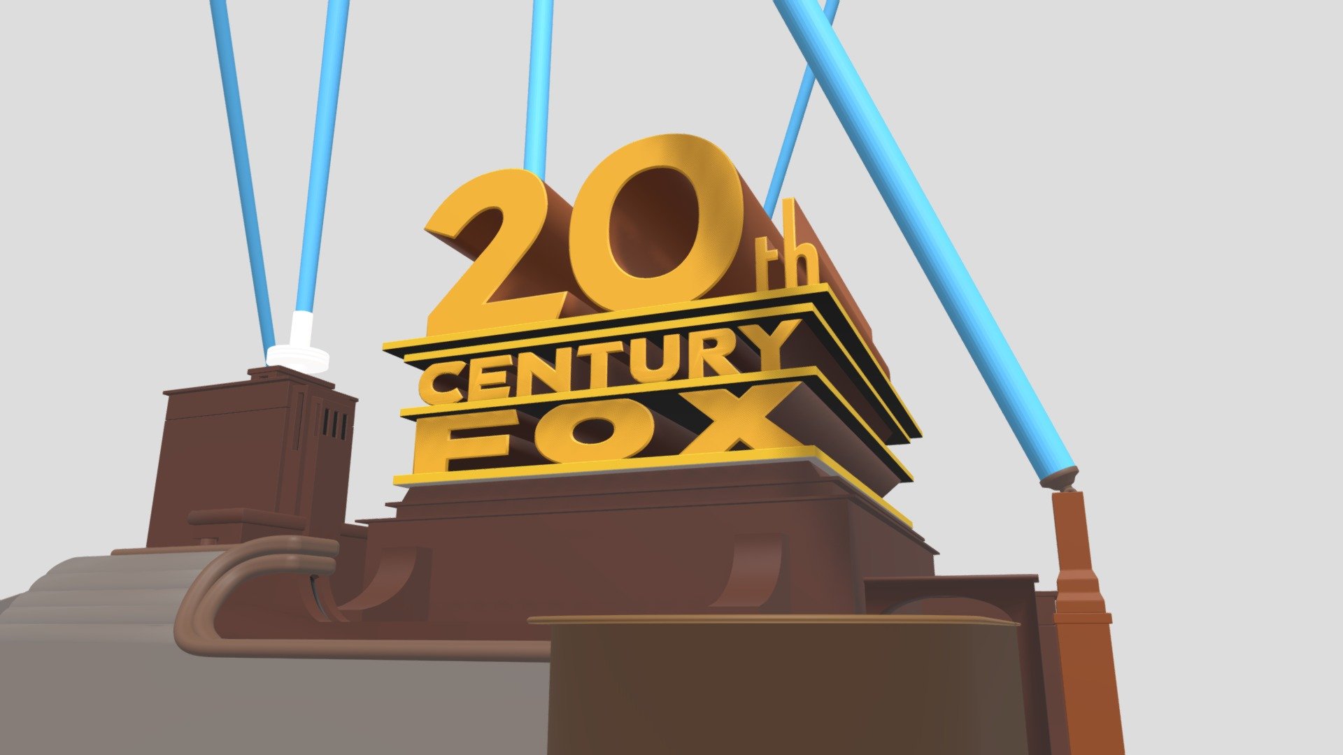 Fox Video (1995-1998) logo remakes V1 - Download Free 3D model by munez ...