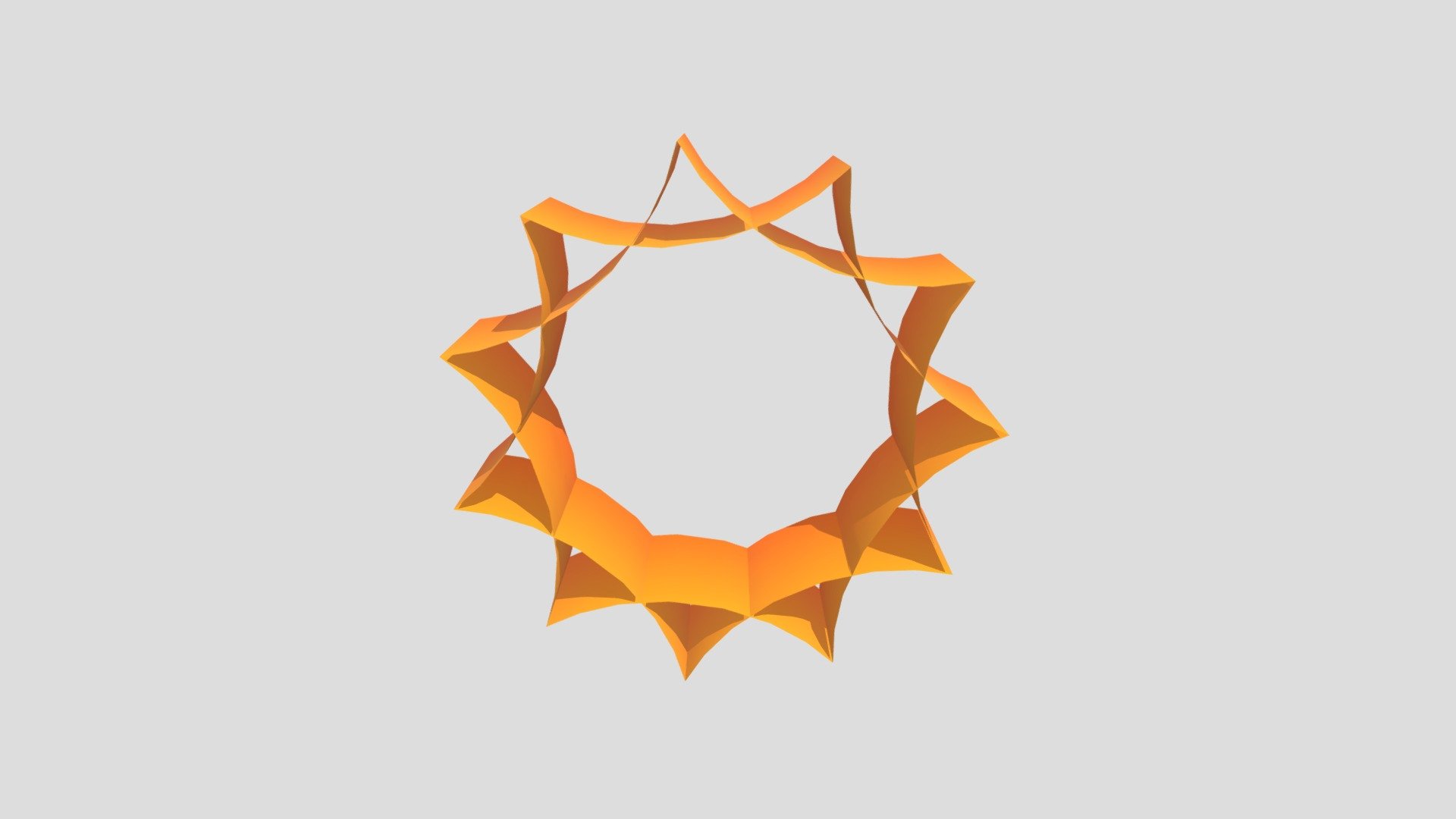 Torus Knot The Sun - 3D model by piusbo [1f0dcae] - Sketchfab