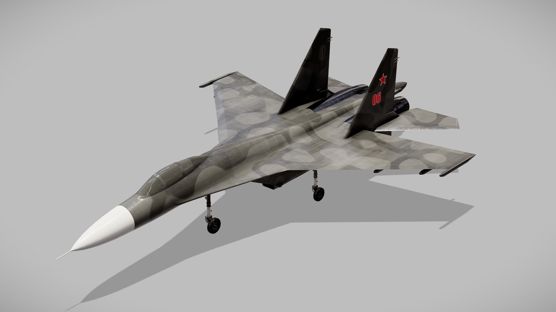 Soviet Fighter jet (rigged and animated) - Buy Royalty Free 3D model by Gabriel Solon (@gabriel ...