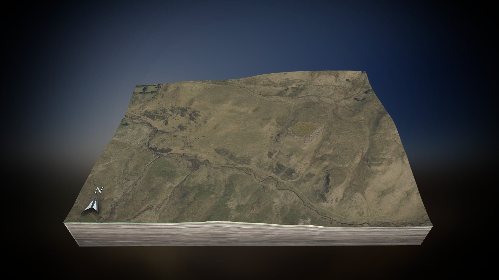 Castell Rhyfell - 3D model by CUPHAT [1f0fff0] - Sketchfab