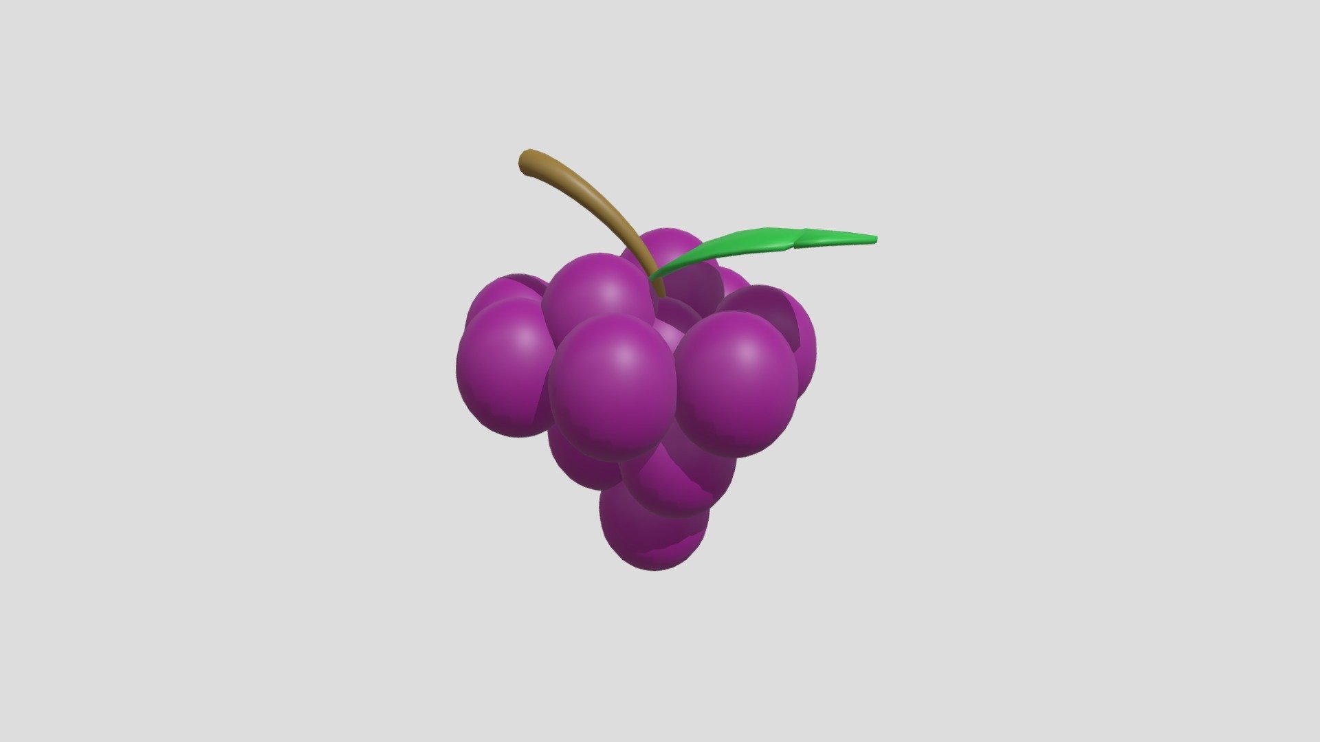 Grape - Download Free 3D model by Akinremi [1f140b8] - Sketchfab