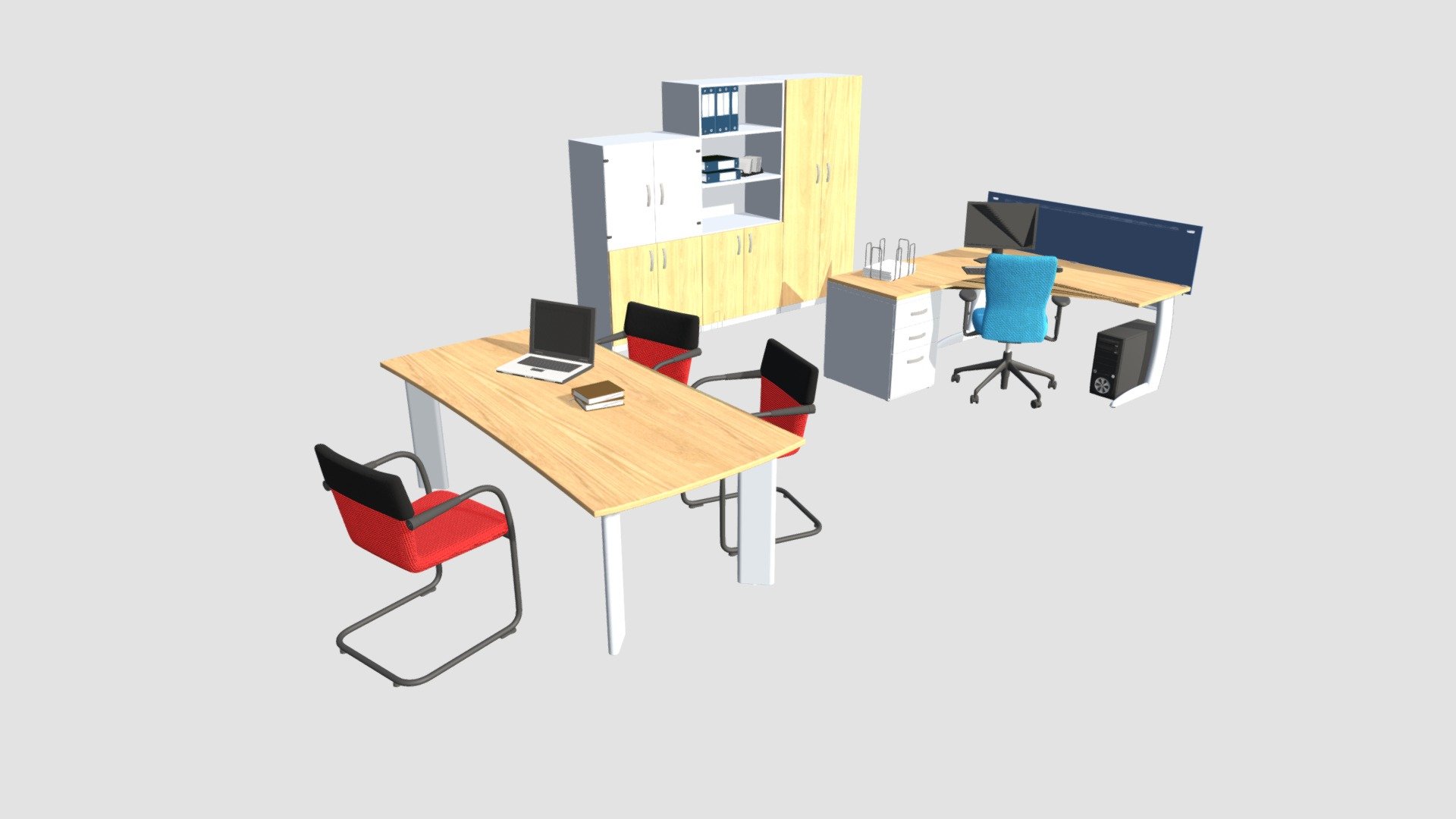 office set - Buy Royalty Free 3D model by Evermotion [1f14629 ...