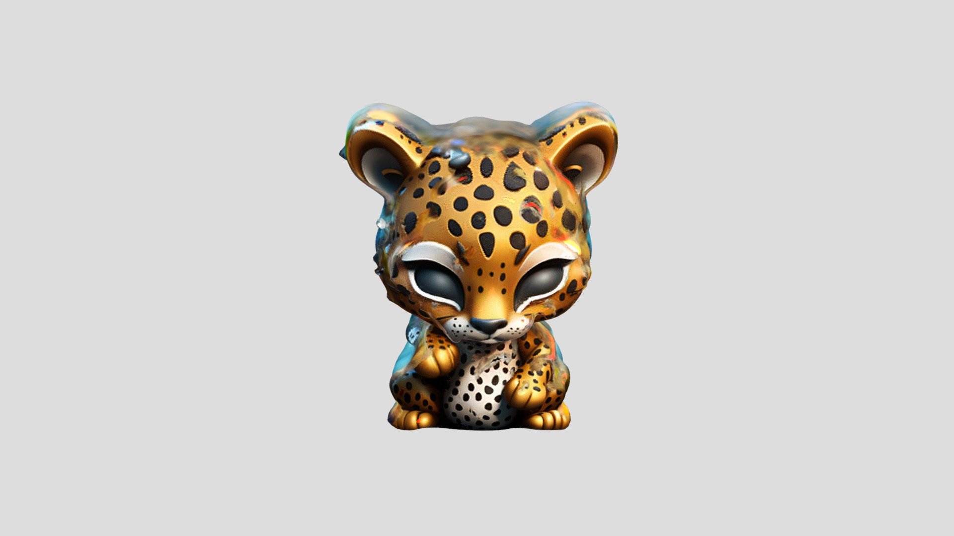 Cute Baby Jaguar Cub A small, cuddly baby jag - Download Free 3D model ...