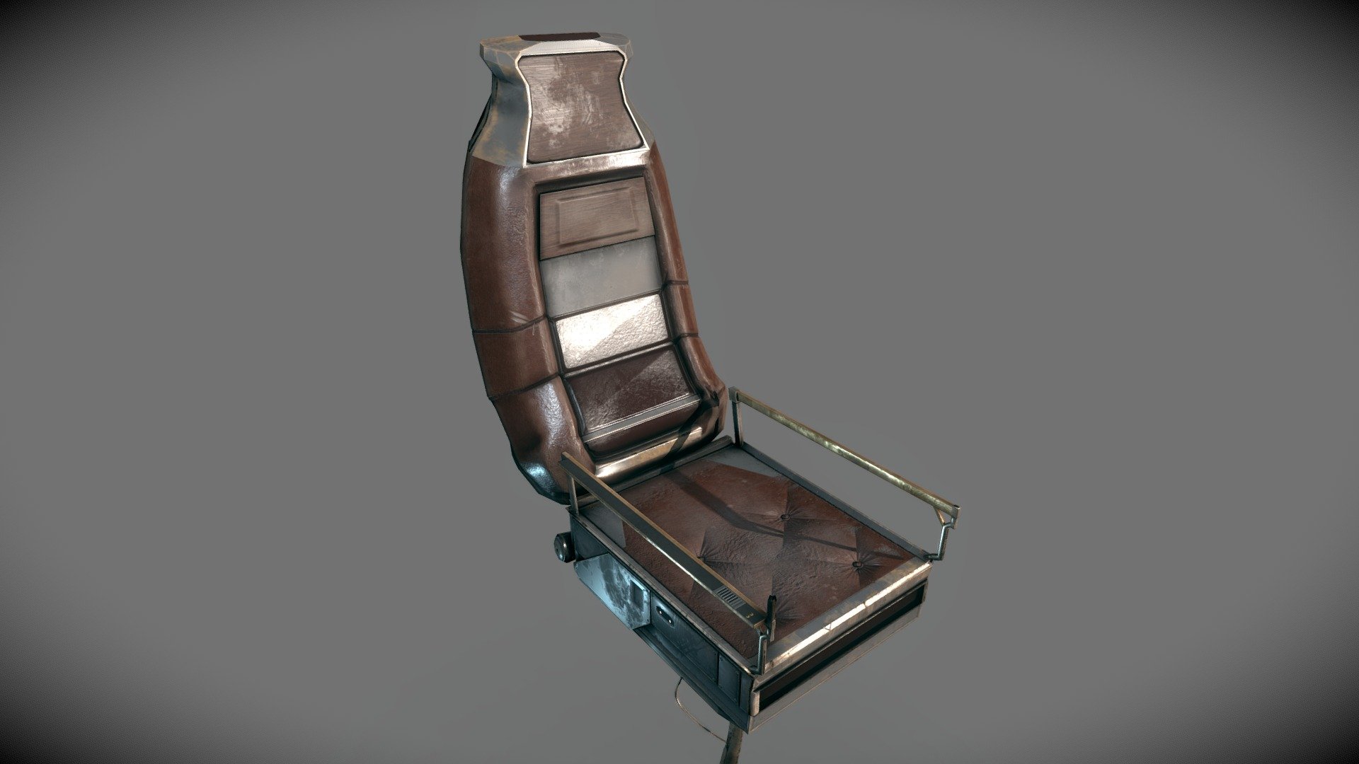 Sci-fi Bar Stool - 3D model by antoine.baudino [1f160a2] - Sketchfab