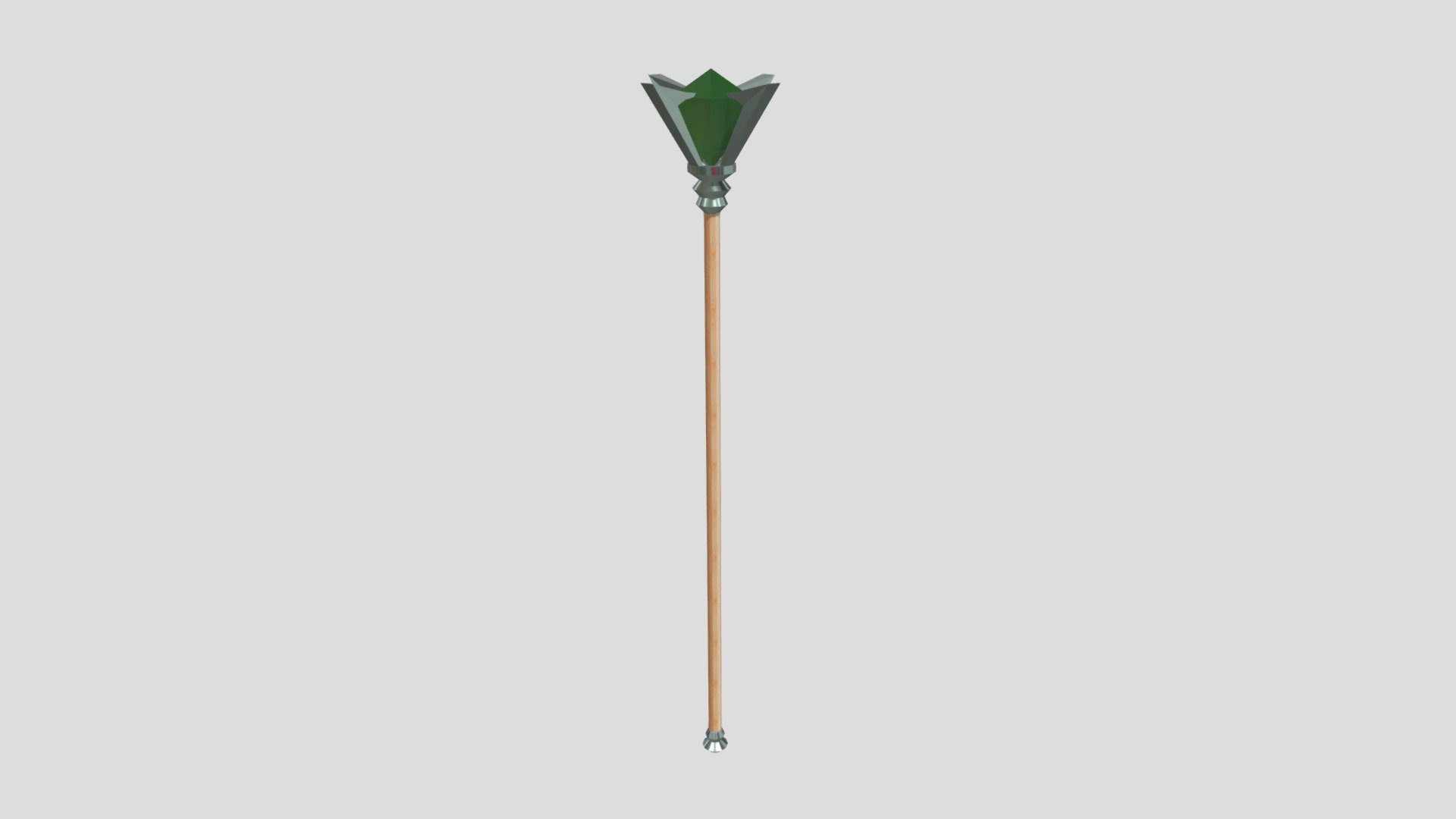 Crystal Staff - 3D model by Jessica Fletcher (@dalinara) [1f16228 ...