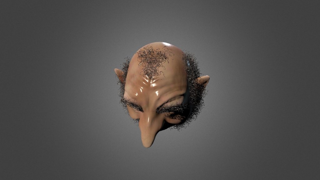 Gnome Head - 3D model by milamila [1f166b8] - Sketchfab