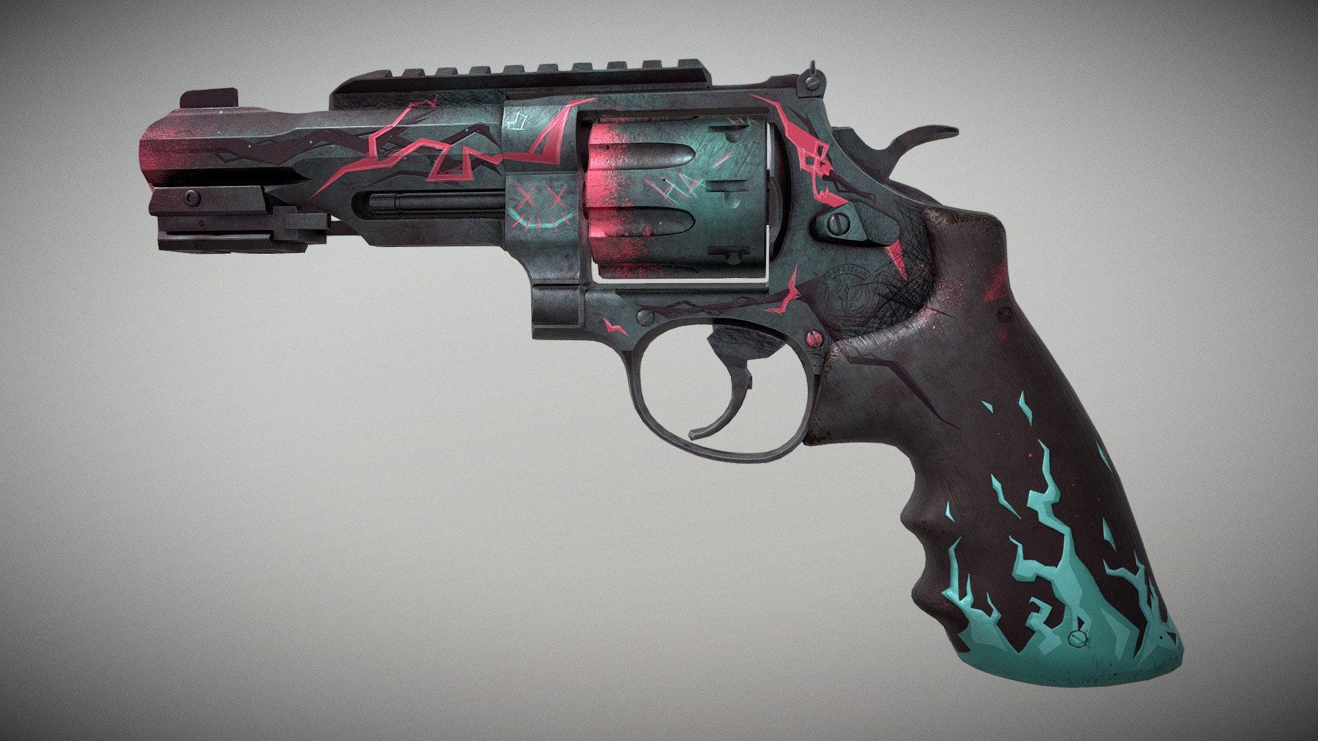 R8 Revolver | 混沌 - 3D model by MoxxiBronson [1f16a14] - Sketchfab