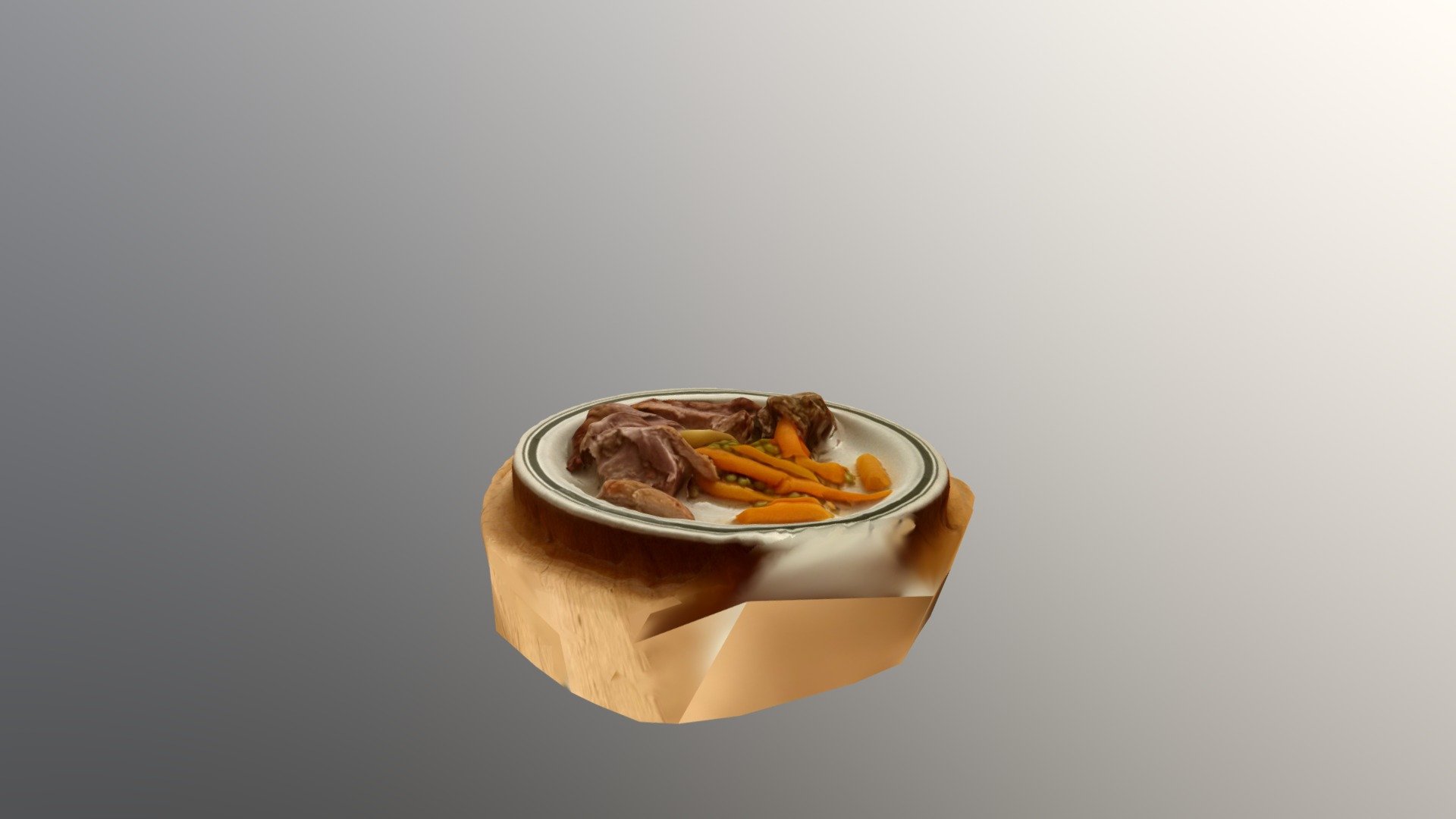 pork dinner - 3D model by maxhamilton643 [1f1832e] - Sketchfab