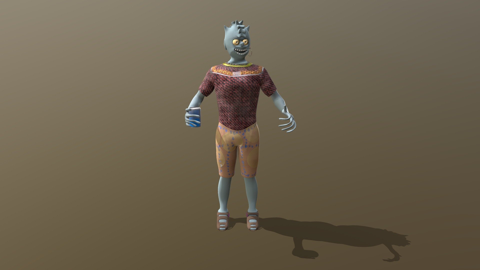 Alien Bro Dude Punter - 3D model by Matthew Sasso (@orangegenerator ...