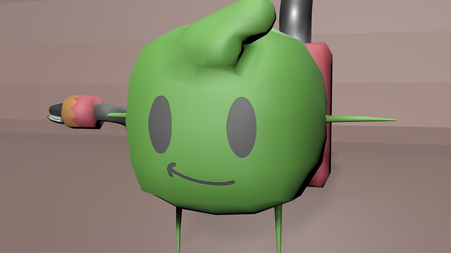 Spicy Pea - 3D model by nqshabazz [1f1b33d] - Sketchfab