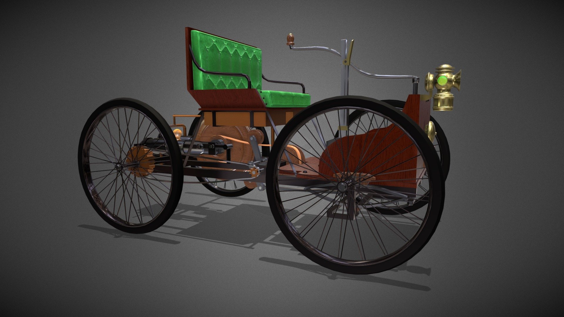 Ford's 1896 Quadricycle - 3D model by isabelsmith.art [1f1d255] - Sketchfab