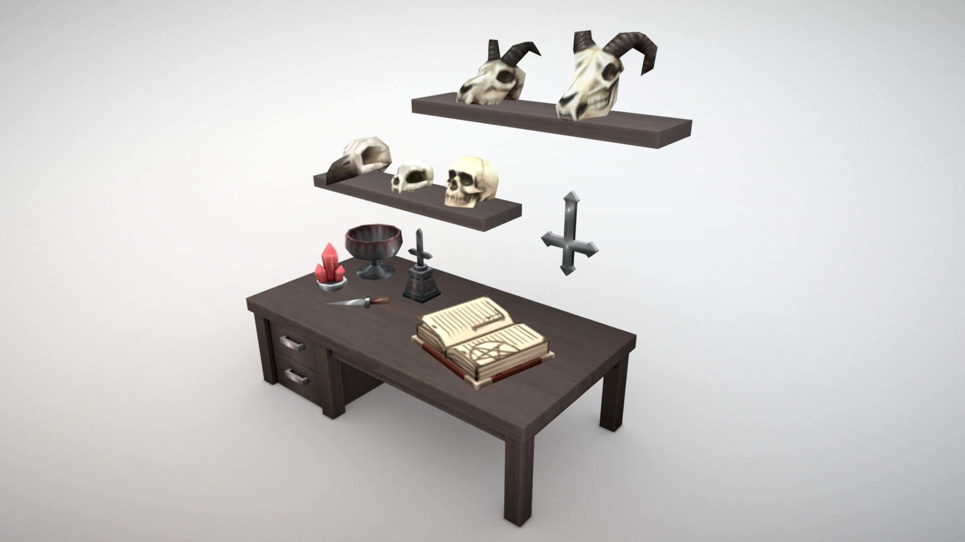 Occult Assets - 3D model by elinaplantse [1f1d783] - Sketchfab