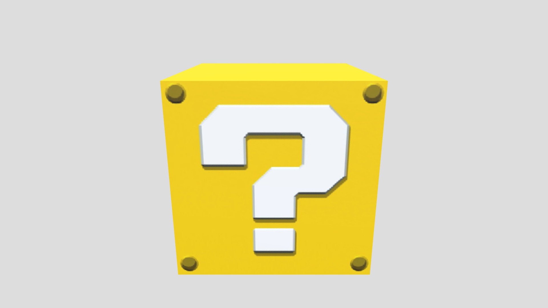 Question Block Super Mario - Download Free 3D model by AALSA [1f2180c ...